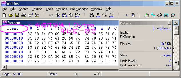 ASCII 字串無法翻譯之修改法 - 偏移量轉換